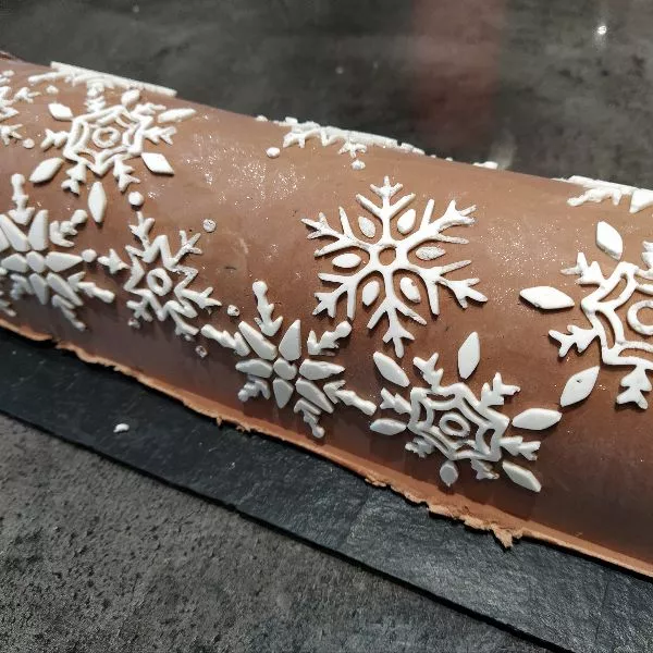 Bûche chocolat-poires | Guy Demarle
