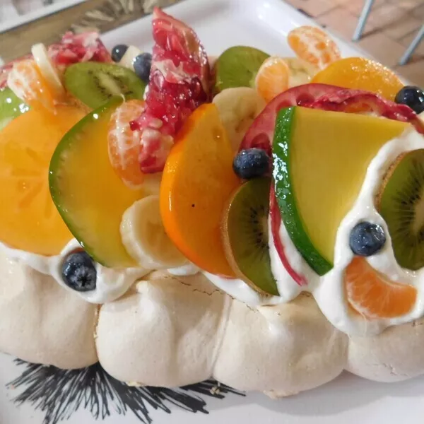 Bûche Pavlova aux fruits | Guy Demarle