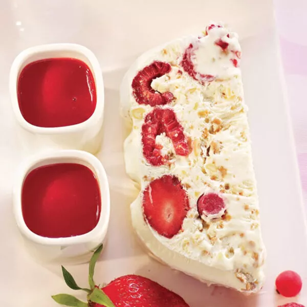 Nougat glacé aux fruits rouges - Recette i-Cook'in | Guy Demarle