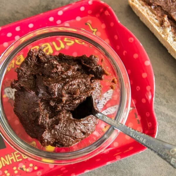 Pâte à tartiner super saine noisette et cacao sans gluten, sans lait ...