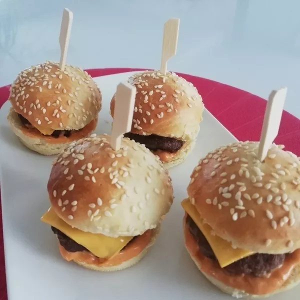 Mini burger - Recette i-Cook'in | Guy Demarle