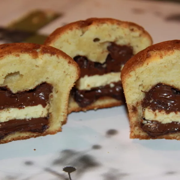 Kiss cakes chocolat vanille - Recette i-Cook'in | Guy Demarle