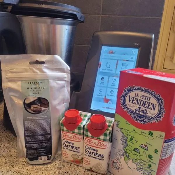 MIX Glace Guy Demarle Préparé avec L' i-cookin - Recette i-Cook'in ...