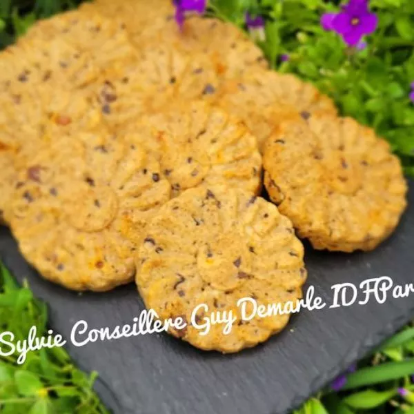 Cookies Flower power healty IG BAS - Recette i-Cook'in | Guy Demarle