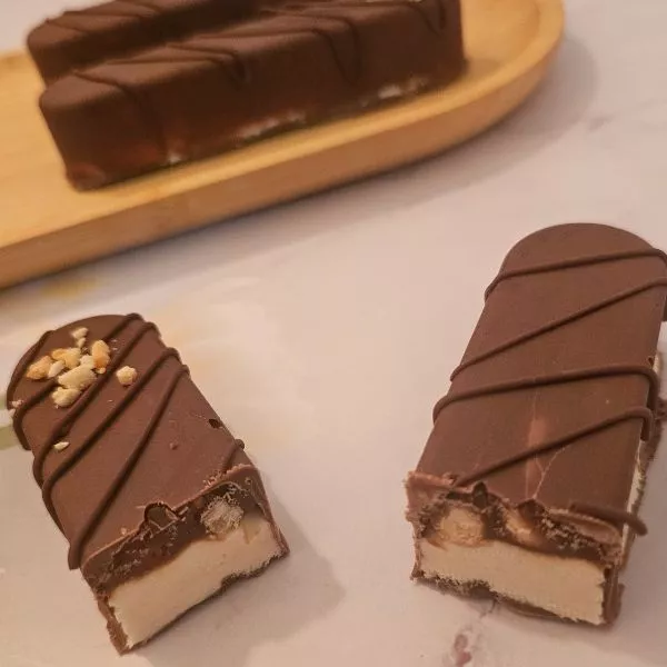 Bûchette glacée façon snickers | Guy Demarle