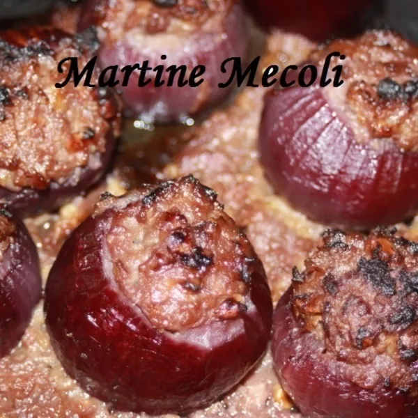 Oignons rouges farcis aux noix - Recette i-Cook'in | Guy Demarle