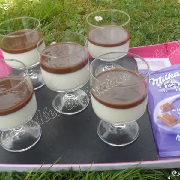 Panna cotta crème Milka - Recette i-Cook'in | Guy Demarle