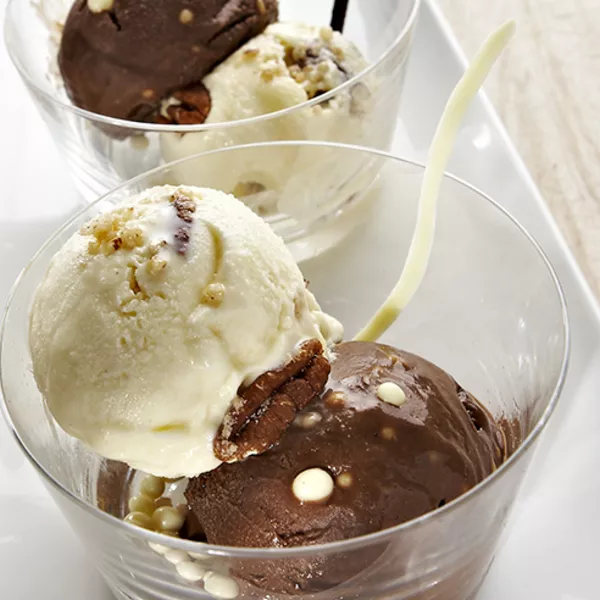 Crème glacée aux 2 chocolats - Recette i-Cook'in | Guy Demarle