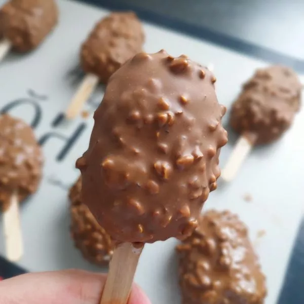 Mini magnums vanille chocolat amandes | Guy Demarle