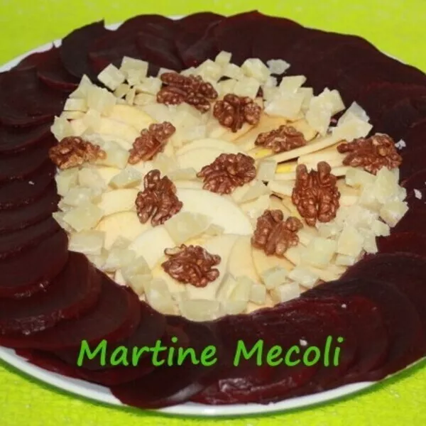 Salade de betteraves rouges et pommes - Recette i-Cook'in | Guy Demarle