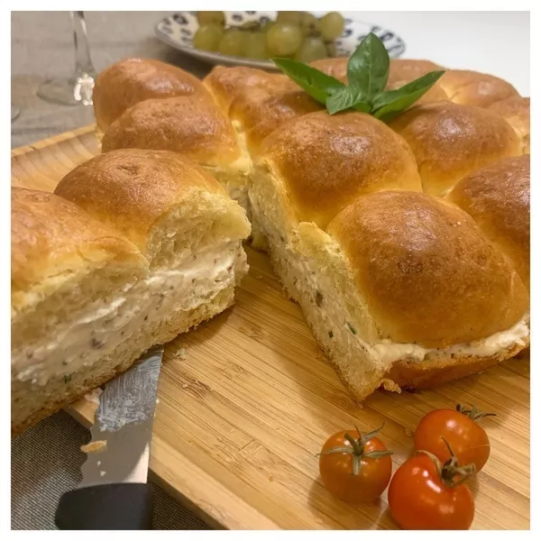 Brioche fourrée au chèvre et aux figues - Recette i-Cook'in | Guy Demarle
