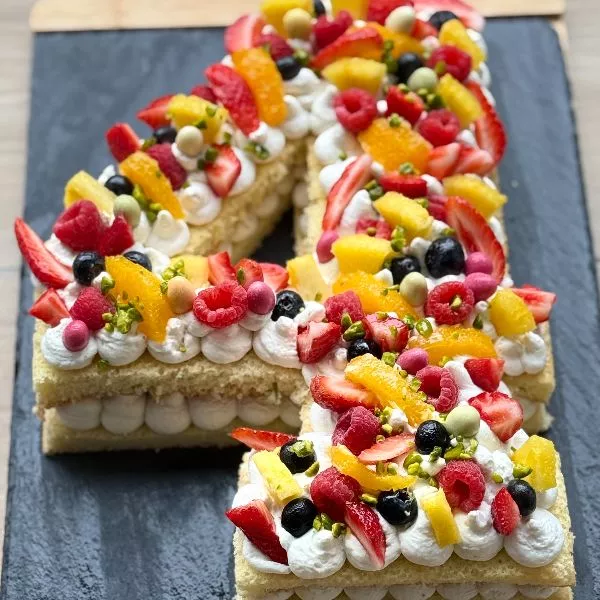 Le number cake aux fruits | Guy Demarle