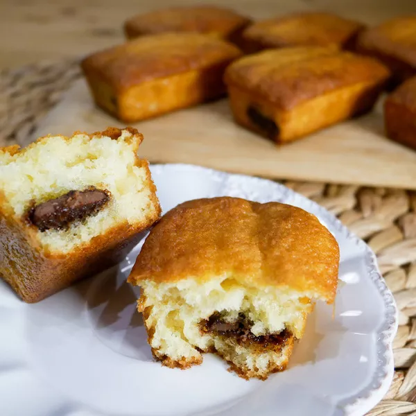 Mini gâteaux au yaourt coeur chocolat | Guy Demarle