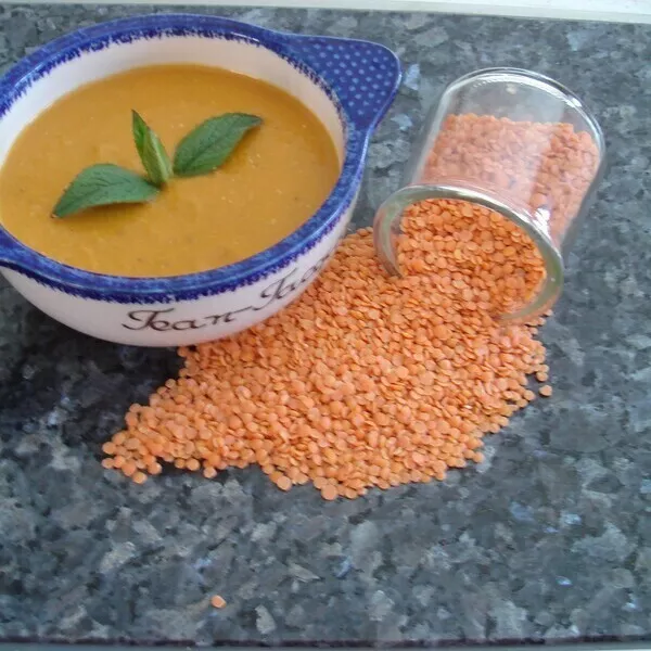 Soupe de lentilles corail au lait de coco - Recette i-Cook'in | Guy Demarle